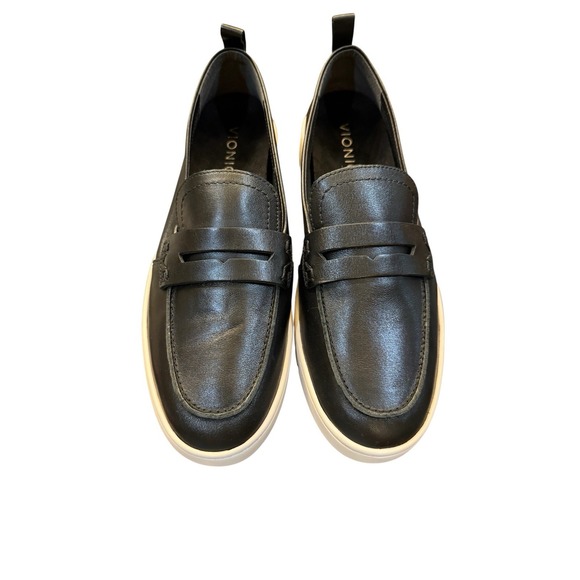 Vionic | Shoes | Vionic Uptown Womens Leather Loafers Black Penny Size ...